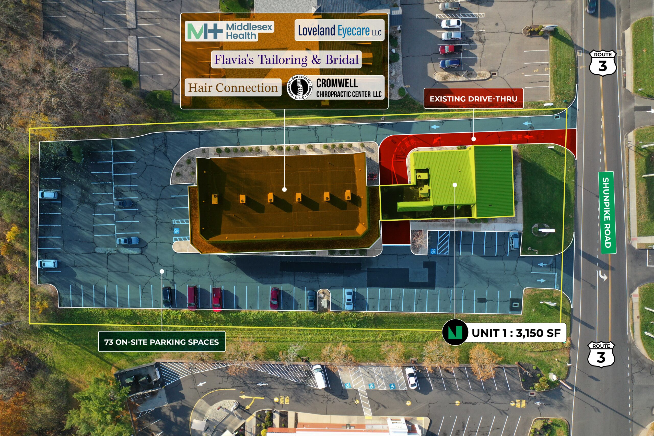 Cromwell, CT – 28 Shunpike Road (Route 3) | New England Retail Properties