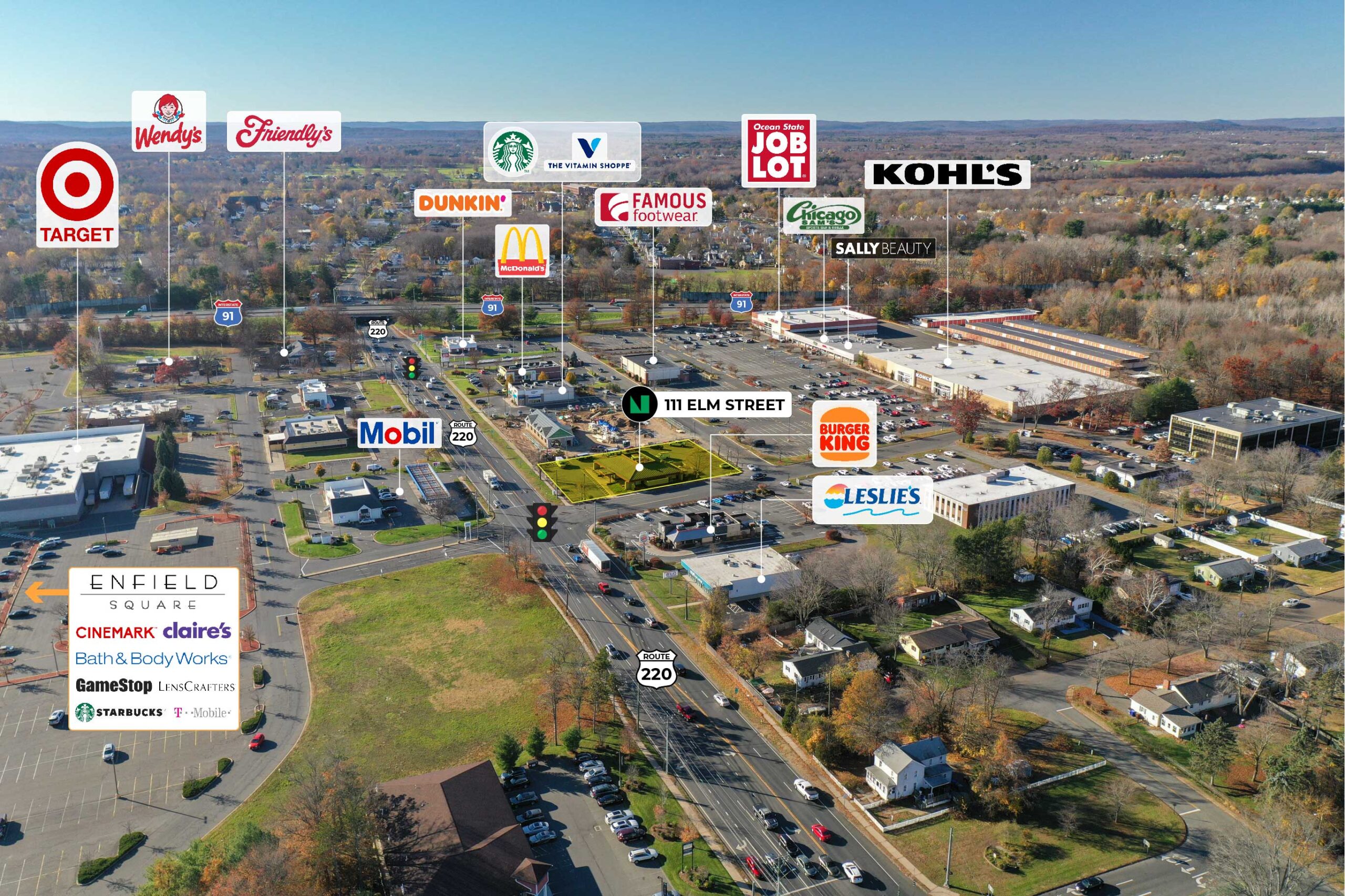 Enfield, CT – 111 Elm Street (Route 220) | New England Retail Properties